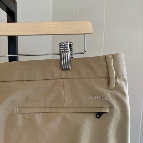 Bonobos | Pants | Bonobos Golf Beige Slim Taper Flat Front Performance ...